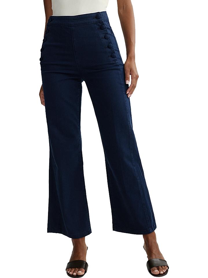 DL1961 Hepburn High-Rise Ankle Wide-Leg Jeans